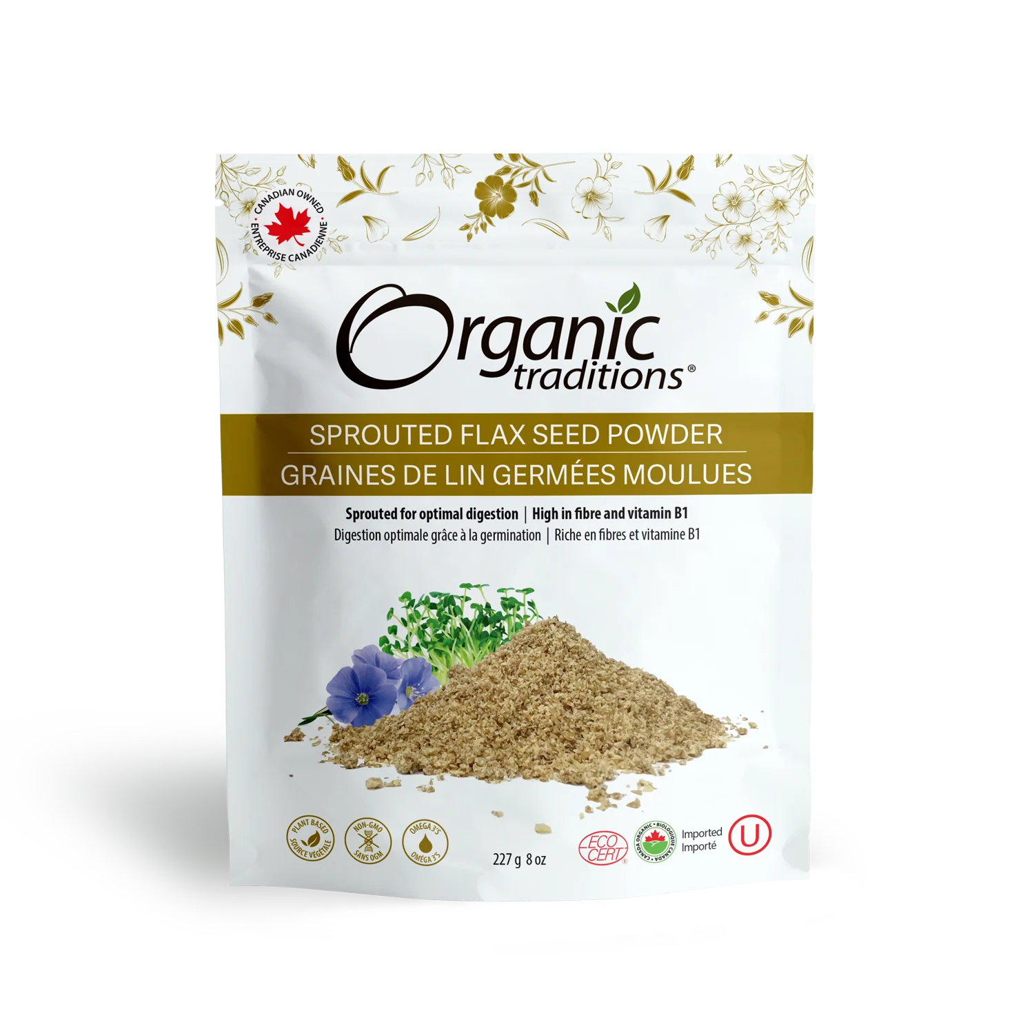Organic Sprouted Flax Powder – Thelocalrefillery.ca